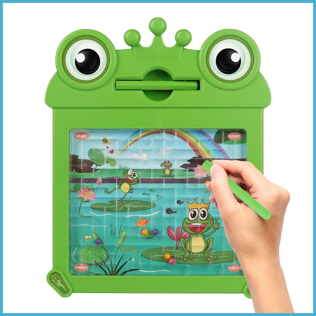 Magnetic Maze Game Magnetic Maze Board Frog Magnetic Pen Drawing ...