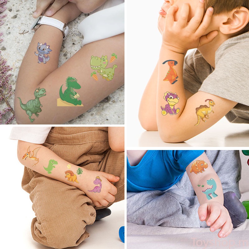【HOT】Temporary Tattoo Cute Removable Fake Tattoos for Kids, Children ...
