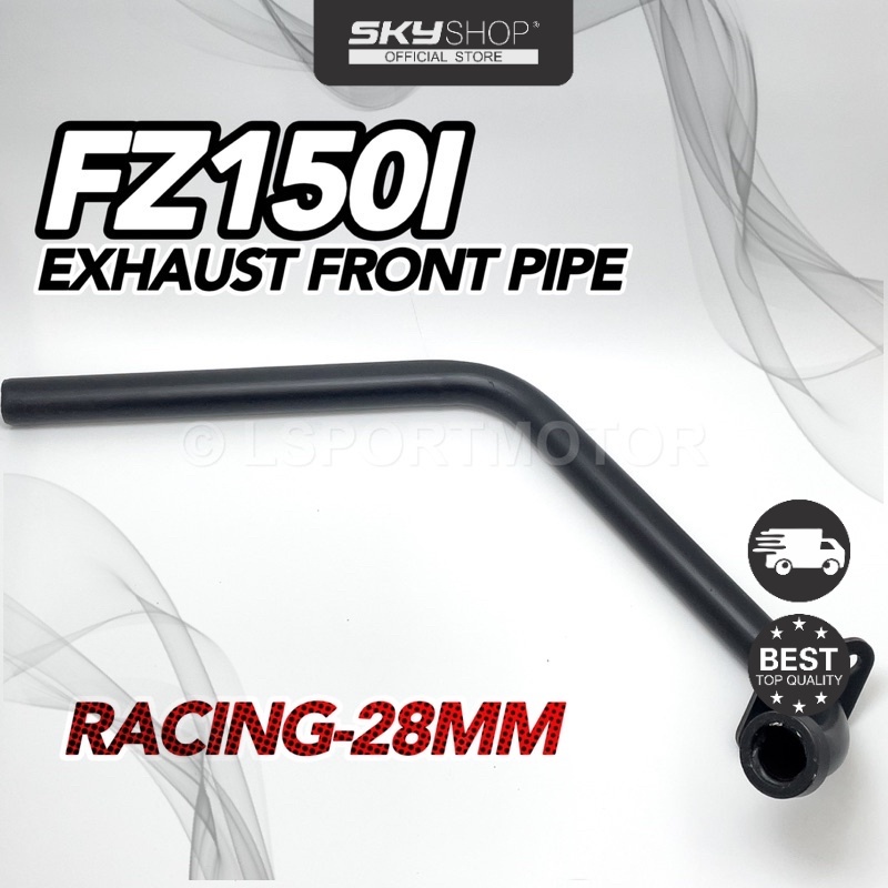 28MM 🔥 YAMAHA FZ150I EXHAUST FRONT PIPE (RACING-28MM) EKZOS MUFFLER ...