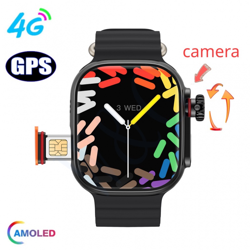 Android Smart Watch With SIM Card Slot Wifi Camera 4G Smart Watch CDS9 ...