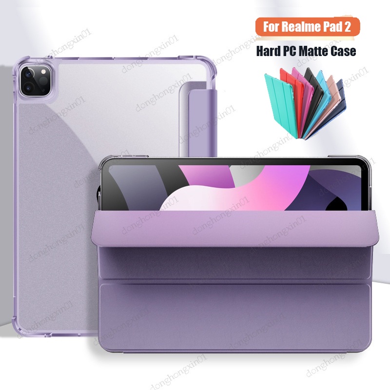 Tablet Case For Realme Pad 2 11.5 inch 2023 Slim PU Leather Matte Hard ...