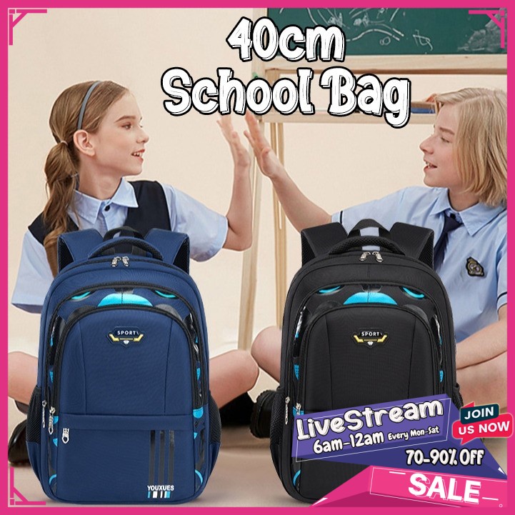 (B684) 40cm School Bag Laptop Waterproof Laptop Backpack Laptop Bagpack ...