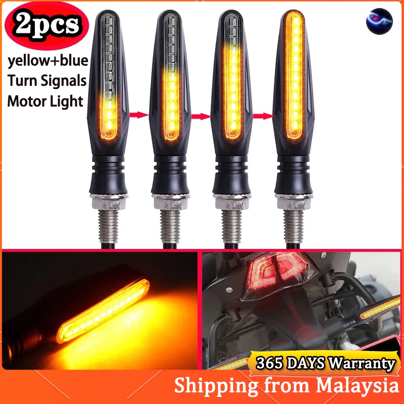 2pcs Motorcycle Turn Signals Lights Motorcycle Lights Tail Light ...