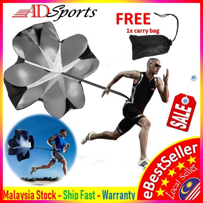 🔥🔥ADSports Speed Resistance Training Parachute Adjustable Parachute ...