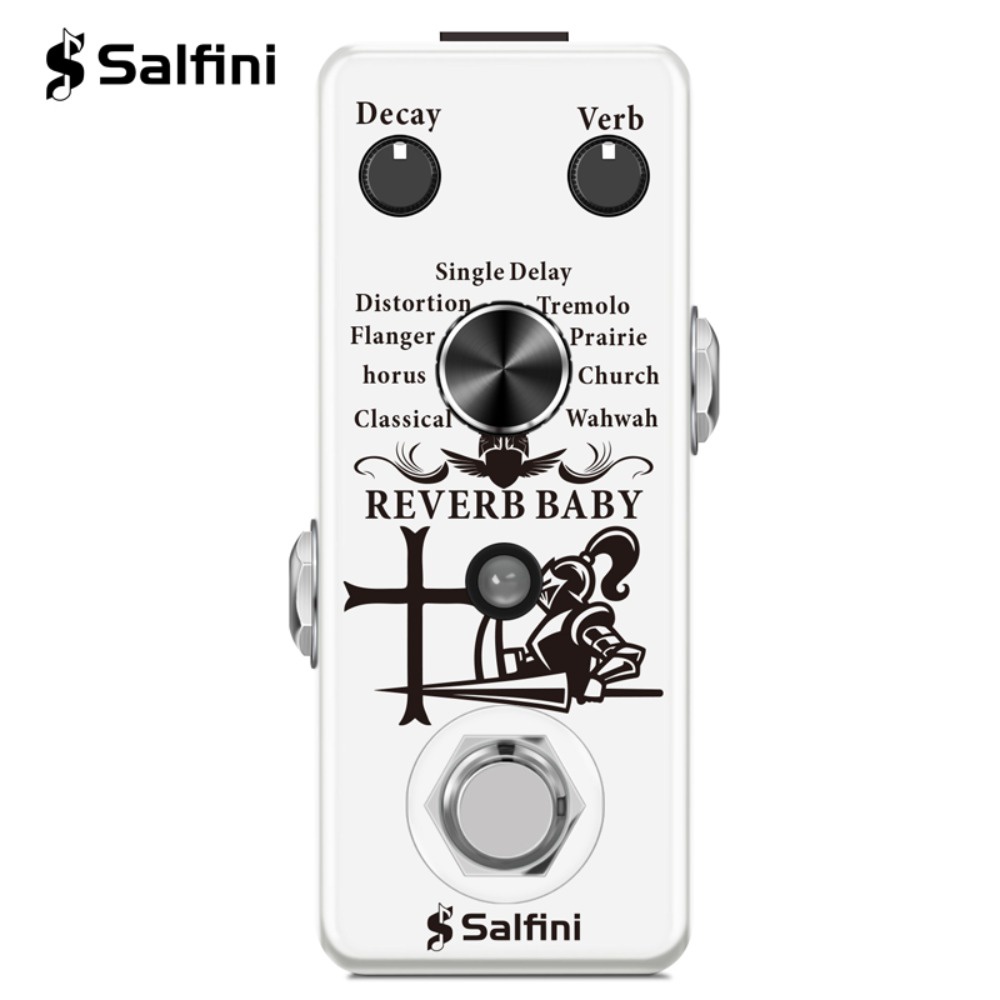 Salfini Reverb Baby Reverb Guitar Pedal 9 types of reverb effects for ...