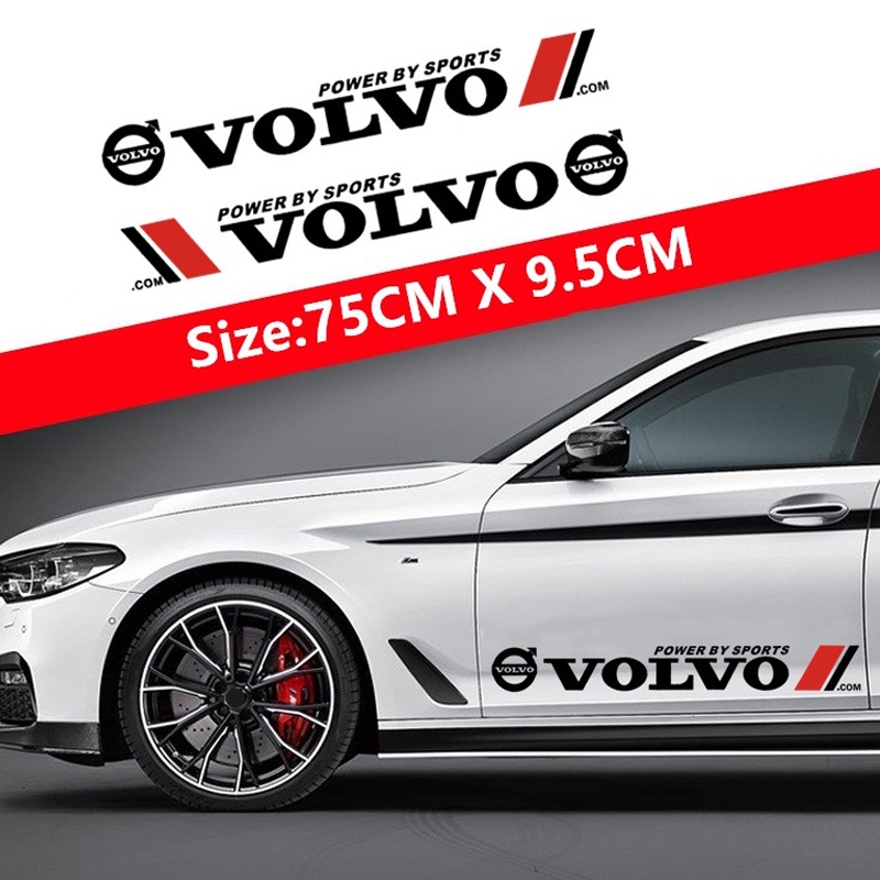 Volvo Car Waterproof Anti-scratch Stickers Door Side Body Decor Decals ...