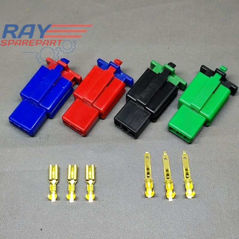 3-pin Connecting SOCKET+MINI Small SKUN/UNIVERSAL Cable Connector ...