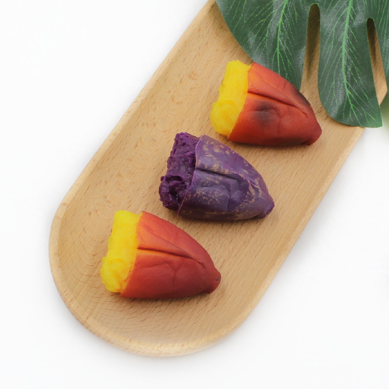 Artificial Fake Roasted Food Model Sweet Potatoes Purple Sweet Potato ...