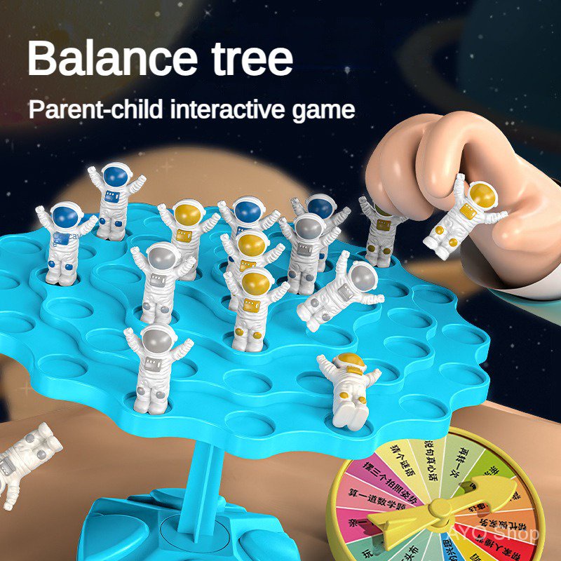 Rabbit Spaceman Balance Tree Game Stackable Balance toy for kids Board ...