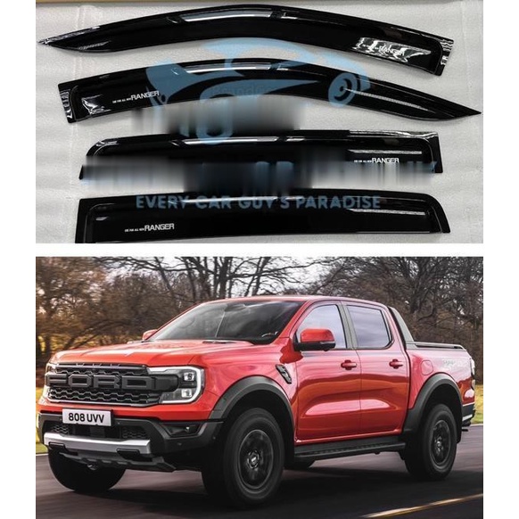 MJ Ford Ranger / Raptor (T9) 2022 2023 2024 New Door Visor Injection ...