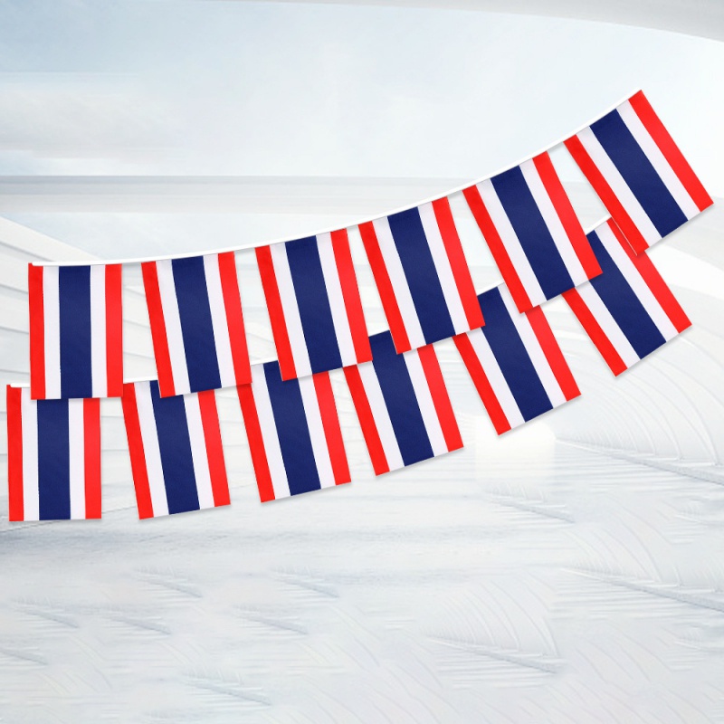 Thailand Flag String Banner Country Hanging Bunting Restaurant Flags ...