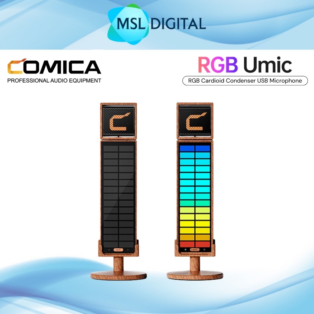 Comica Audio RGB Umic Cardioid Condenser USB Microphone | Shopee Malaysia