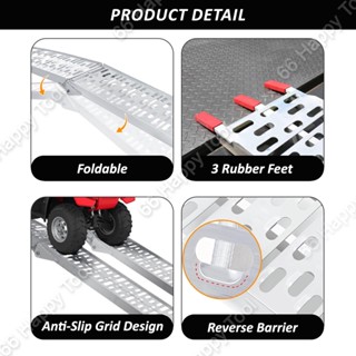 Aluminum Ramp Ladder Bike Motorcycle Tangga Motor Folding Ladder Heavy ...