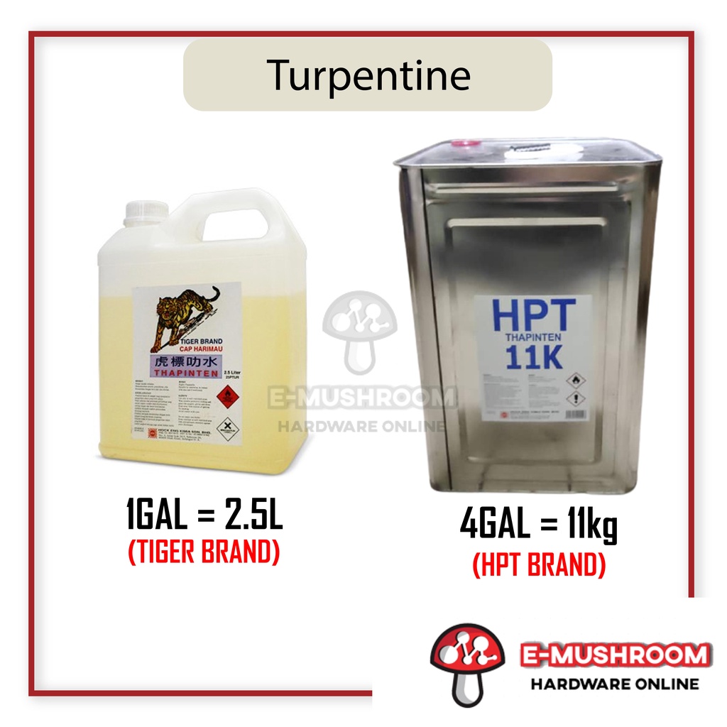 Turpentine Solvent Kerosene Painting Thapinten Minyak Tanah Campuran ...