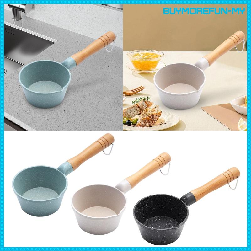 [BuymorefunMY] Small Milk Pan 10cm Milk Pot Nonstick Sauce Pan for ...