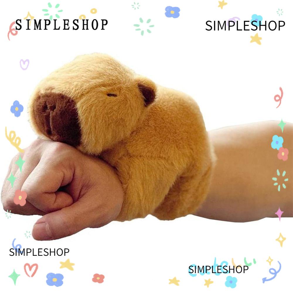 SIMPLESHOP Animal Slap Bracelets Cartoon Animal Wristband Capybara Plush Toy | Shopee Malaysia