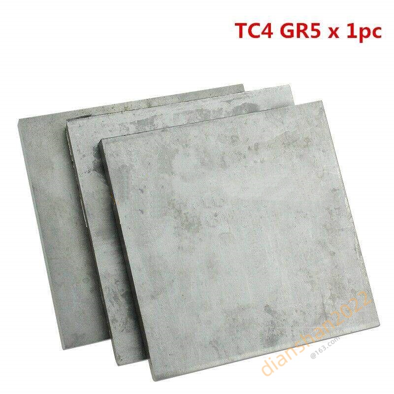 1pc Titanium Titan Ti Alloy Plate 0.3 0.4 0.5 0.8 1.0 1.2 1.5 2 2.5 3 3.5 4 5mmthickness Tc4/gr5 ...