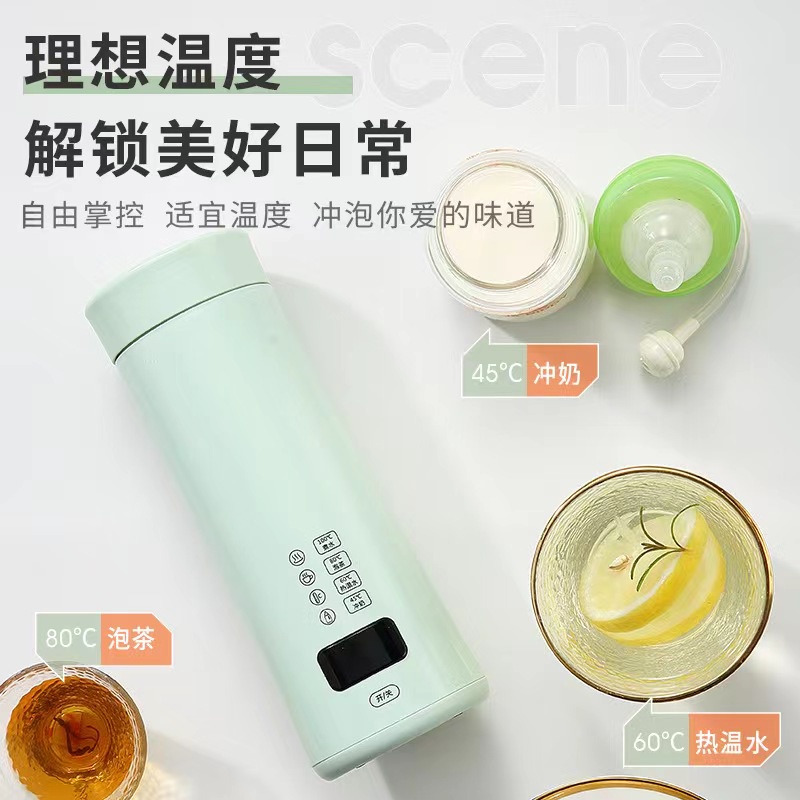 [Ready Stock] Portable USB Electric Water Cup 220V/USB Dual Power ...