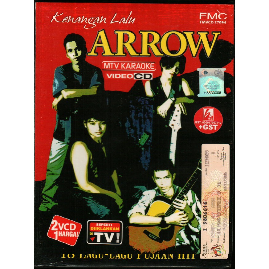 Arrow Kenangan Lalu 2VCD MTV Karaoke 18 Lagu-Lagu Pujaan Hit Original New And Sealed | Shopee ...