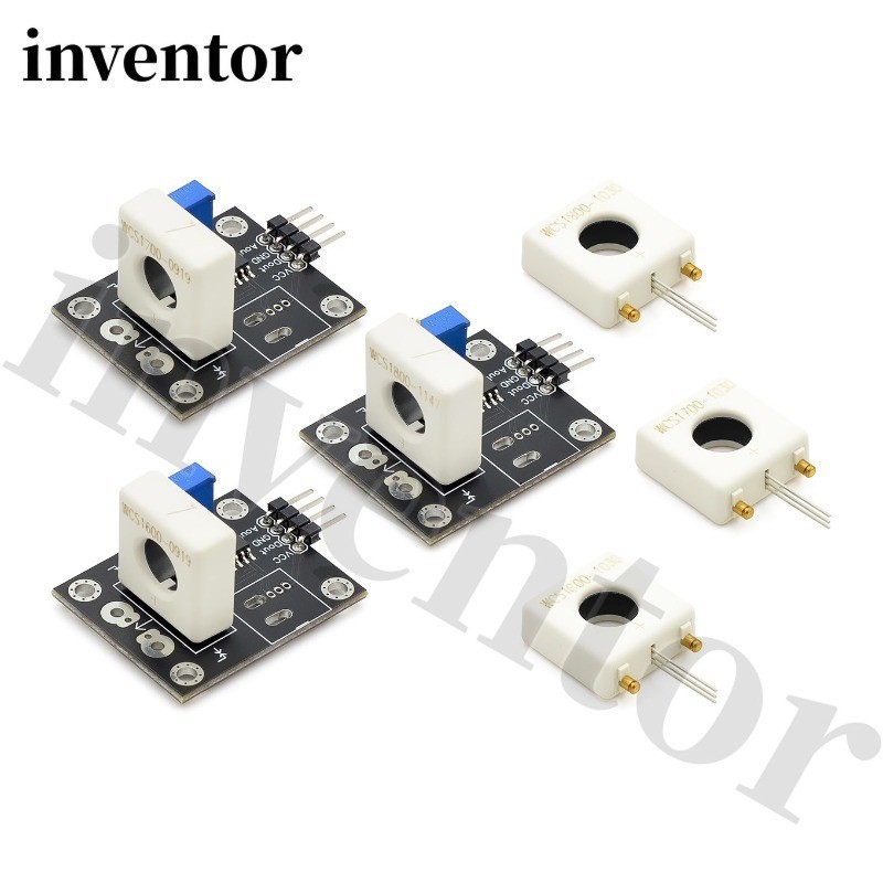 WCS1600 WCS1700 WCS1800 3-5V Hall Current Sensor Adjustable DC 100A 70A 35A Short Over-Current ...