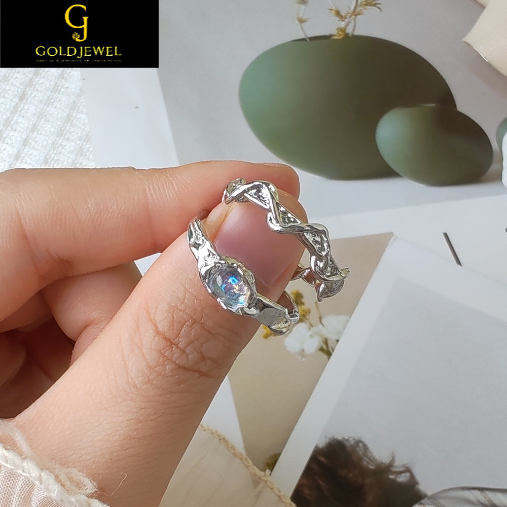 [MJ] Moonlight Stone Ring - Opening Adjusts Women's Ring - Advanced ...