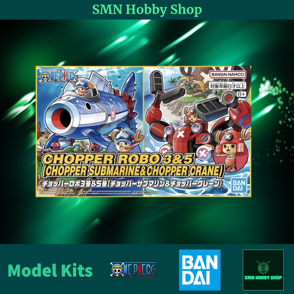 Plamo Chopper Robo 3 & 5 Chopper Submarine & Chopper Crane Toys Plastic ...