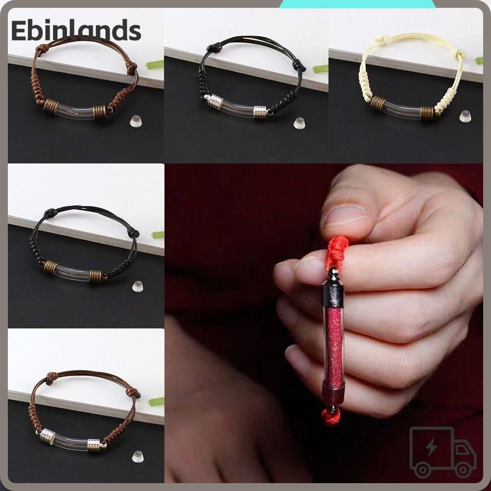 LUCKY-EBINLANDS Perfume Vial Cord Bracelet, Adjustable DIY Jewellery ...