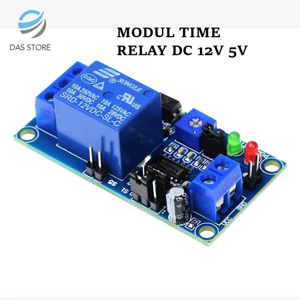 Module Time Relay Time Delay Relay Timing Timer DC 12V 5V Normal Open ...