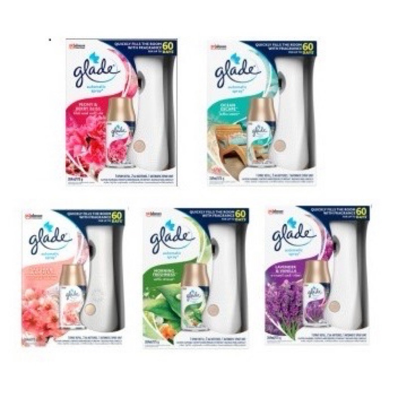 Glade Automatic Spray Starter Kit 269ml / 175g 3in1 | Shopee Malaysia