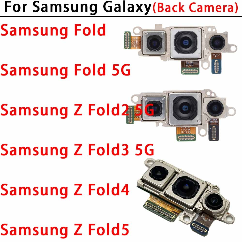Original Rear Back Camera For Samsung Galaxy Z Fold Fold2 Fold3 Fold4 ...