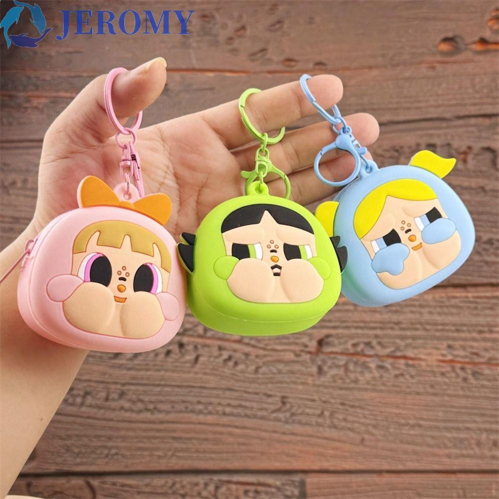 JEROMY The Powerpuff Girls Doll Pendant, Anime Figure Silica Gel ...
