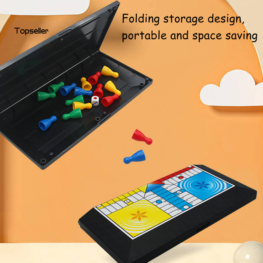 Tops* Family Night Chess Game Flying Chess Game Set for Family Fun ...