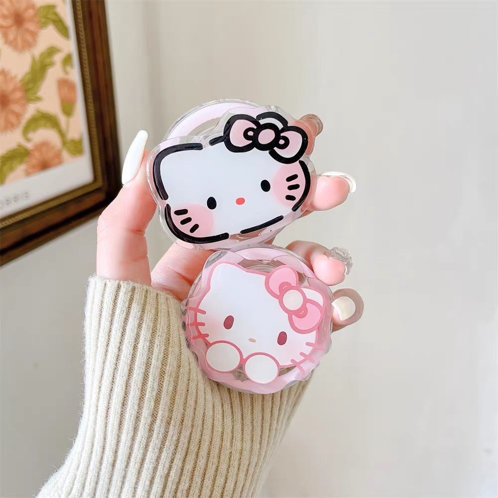 Korean 3D Cute Cartoon Sanrio Hello Kitty Magsafe Popsocket Magnetic ...
