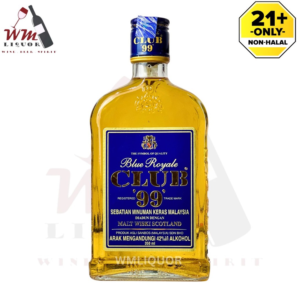 Blue Royale Club 99 Malt Wiski Scotland 350ml Blue Royale Club 99 ...