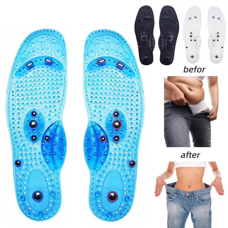 Magnetic Therapy Massage Insoles For Shoes Foot Acupressure Enhanced