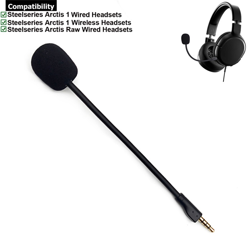Replacement Microphone 3.5mm Mic Boom Cable for SteelSeries Arctis 1 ...