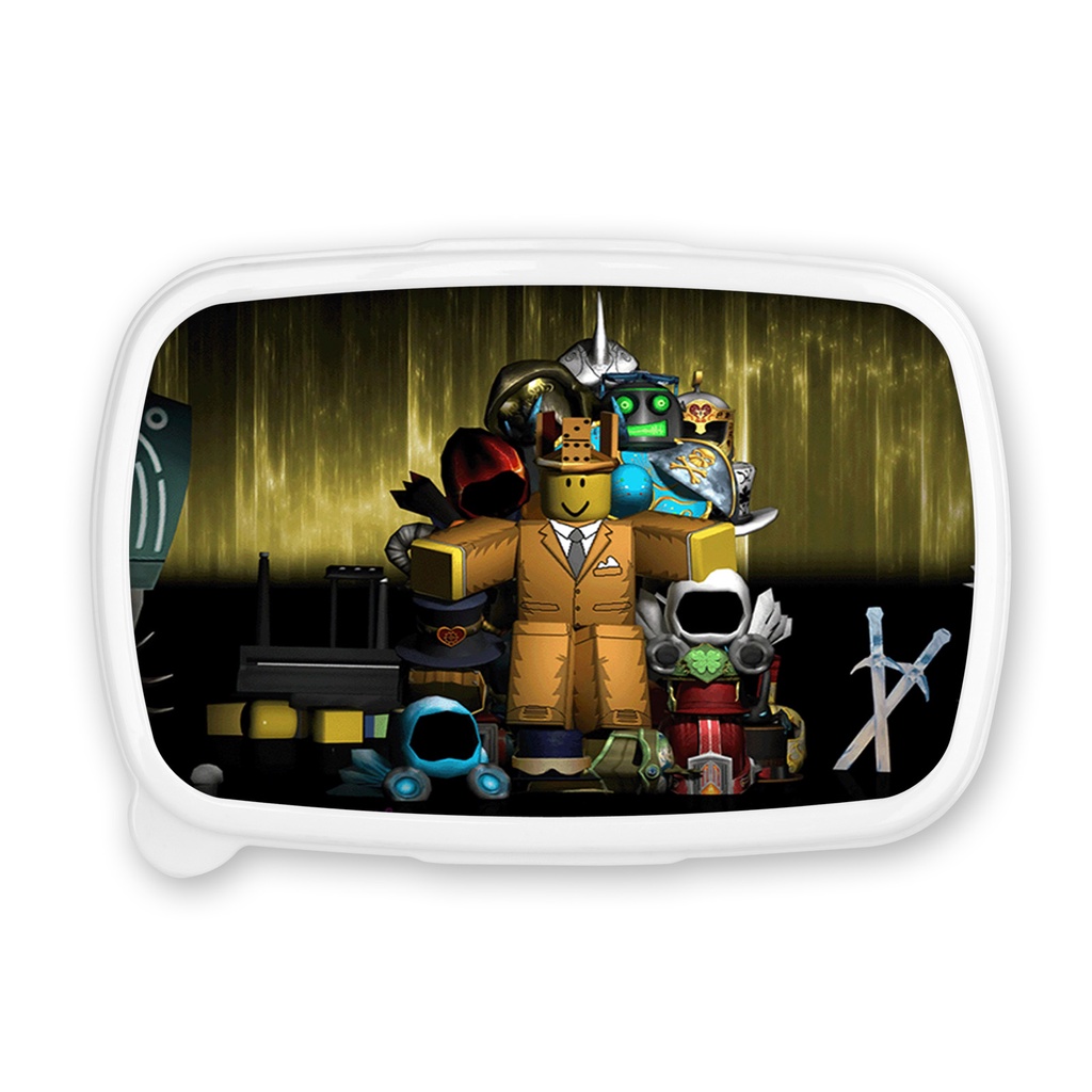 roblox Lunch Box 2-Compartments anime hot games plastic bento box Food ...