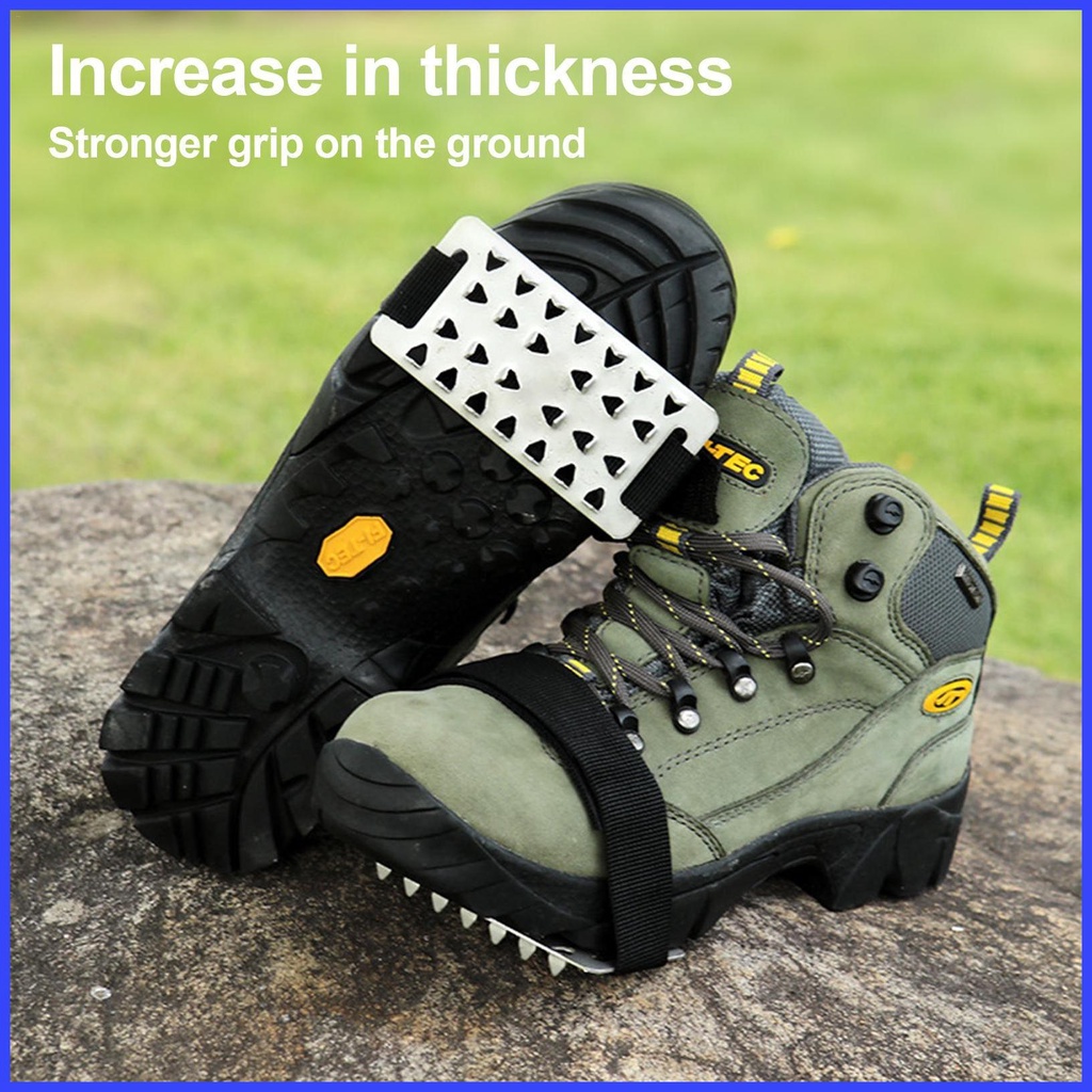 Ice Claws Anti-Slip Snow Cleats with 26 Stainless Steel Spikes Snow ...