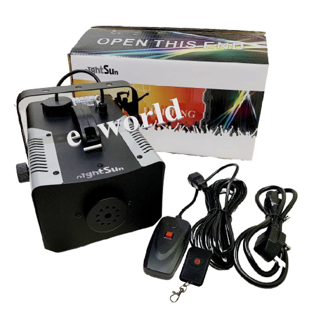 Nightsun SI050B Fog Machine with Wired & Wireless Controllers (800 watt ...