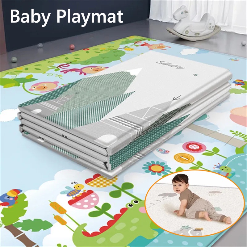 180/200cm XPE Baby Play Mat Crawling Pad Foldable Kid Carpet Playmat ...