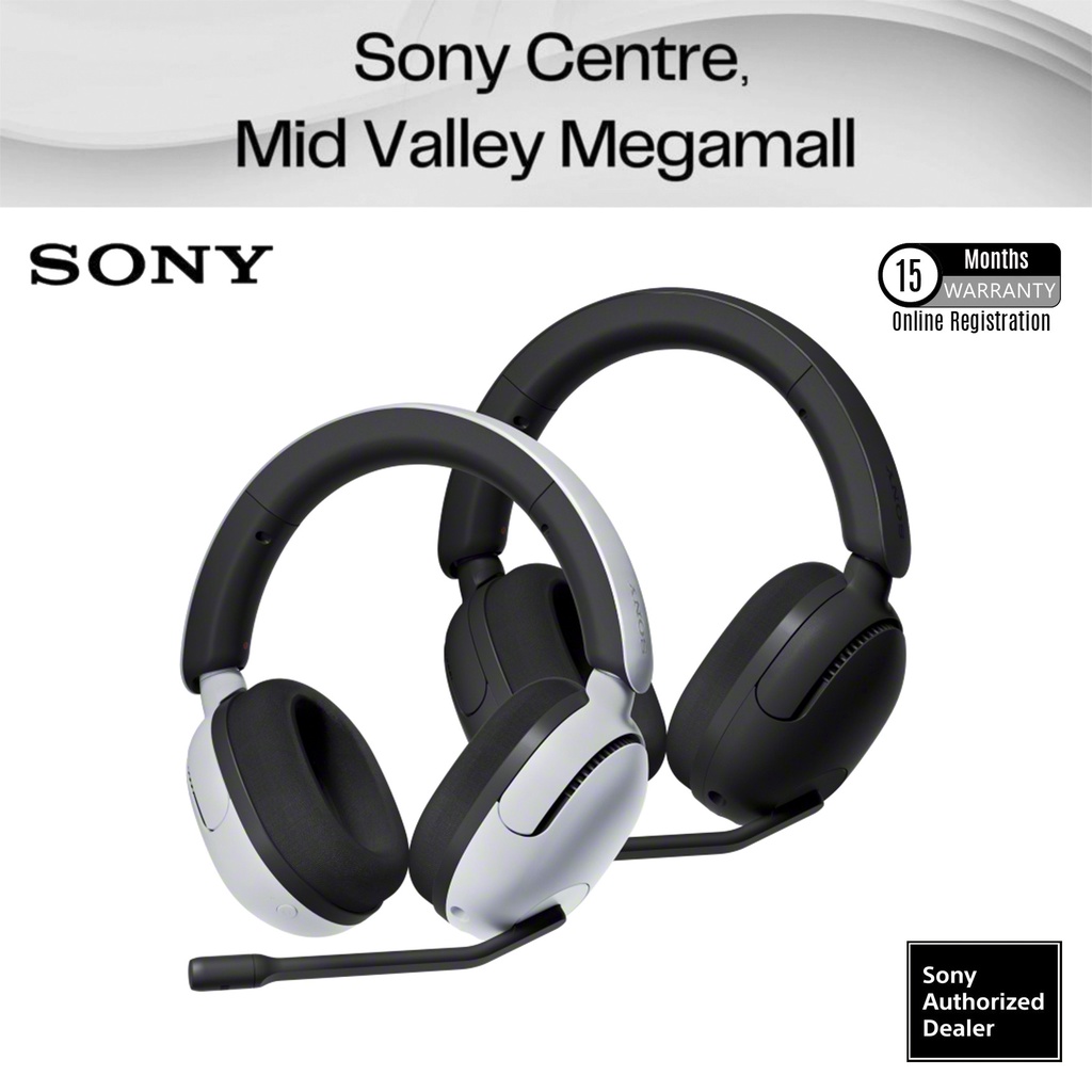 Sony INZONE H5 WH-G500 Wireless Gaming Headset | 360 Spatial Sound ...