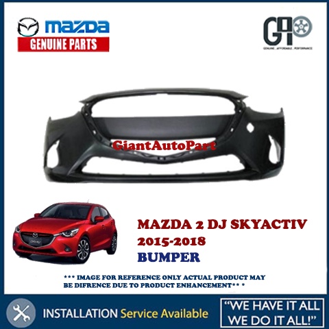 MAZDA 2 DJ SKYACTIV 2015-2018 FRONT BUMPER GENUINE PARTS | Shopee Malaysia