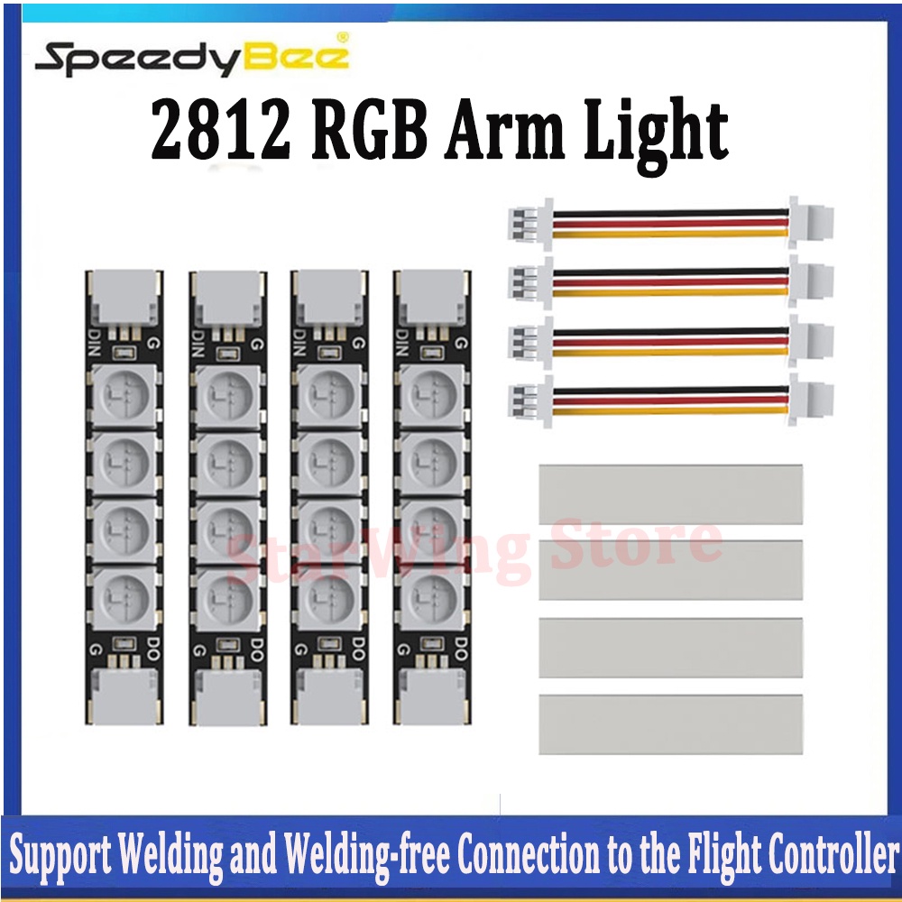 4PCS/8PCS SpeedyBee Programable 2812 Arm LED Light Armlight 5V RGB For ...