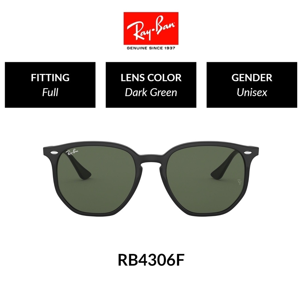 Ray-Ban IRREGULAR | RB4306F 601/71 | Unisex Full Fitting | Sunglasses ...