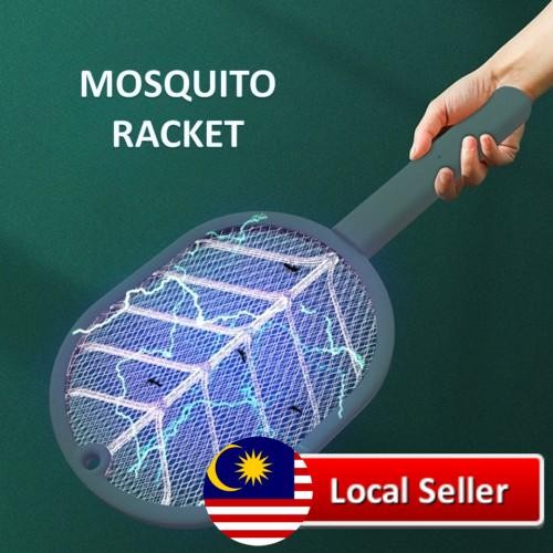 Mosquito Racket Electric Rechargeable USB Swatter Zapper Kill Insect ...