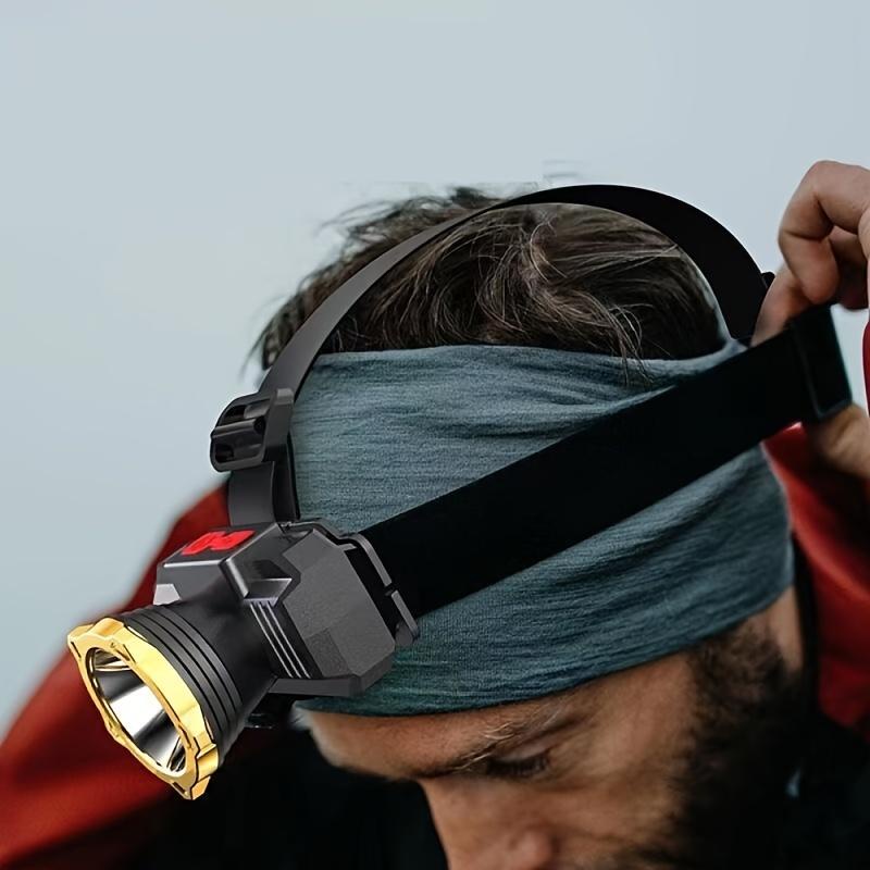 USB Rechargeable Mini LED Headlamp for Outdoor Camping and Fishing ...