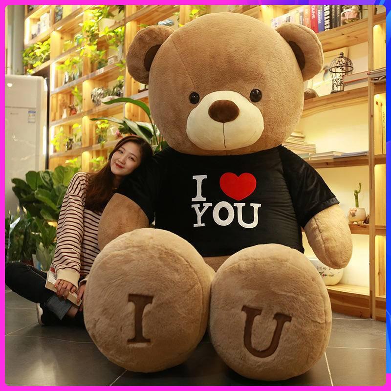 (Ready Stock) Cute 120/160cm big bear plush toy Plush stuffed toys for ...