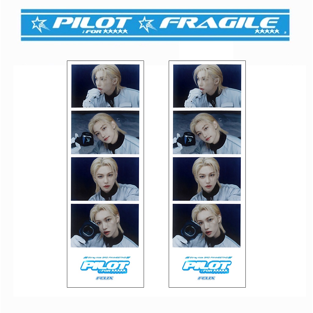 8pcs/set STRAY KIDS 3RO FANMEETING PILOT FOR 5-STAR SEASON'S GREETINGS ...