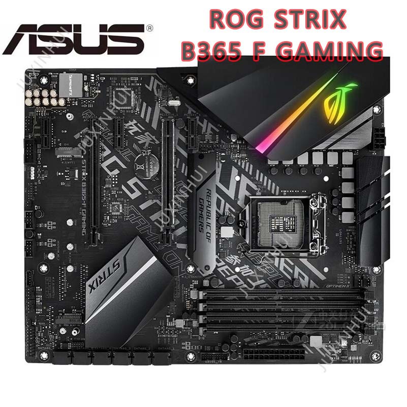 ASUS ROG STRIX B365-F B360-F GAMING motherboard with Aura Sync RGB ...