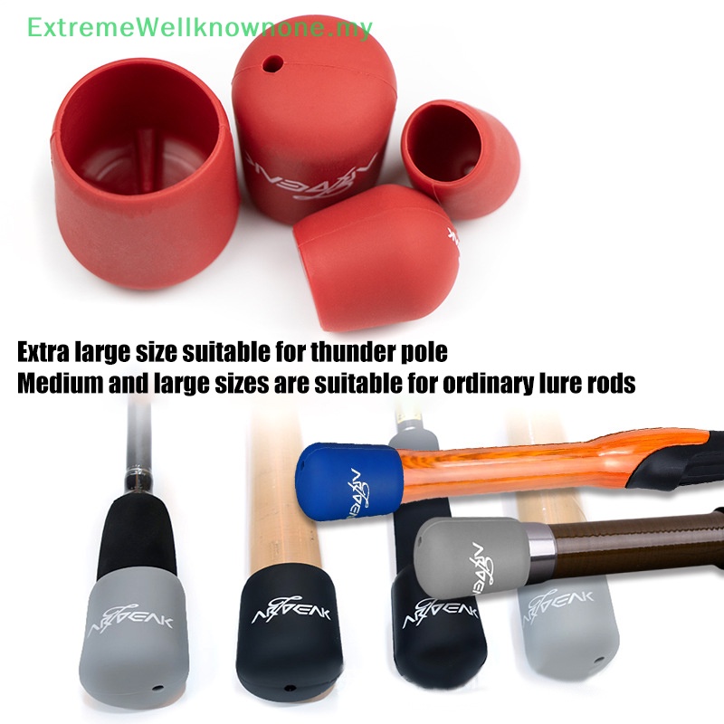 EWMY Fishing Rod Plug Fishing Rod Non-slip Handle Protective Case Lure ...